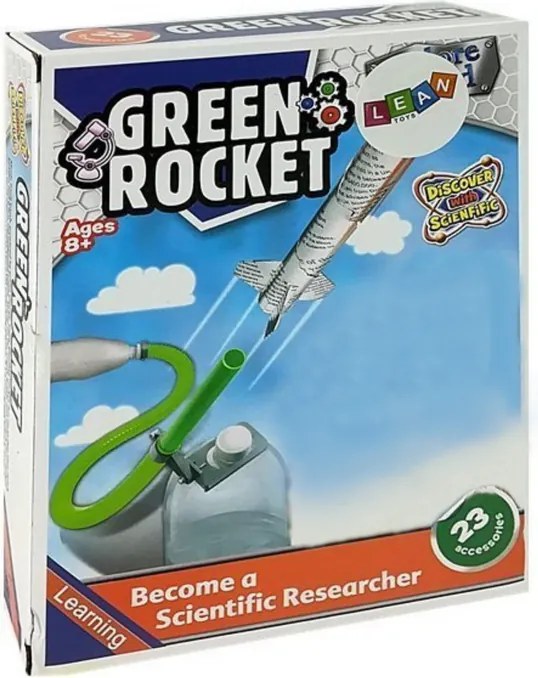 RKToys Edukační raketa na stlačený vzduch DIY