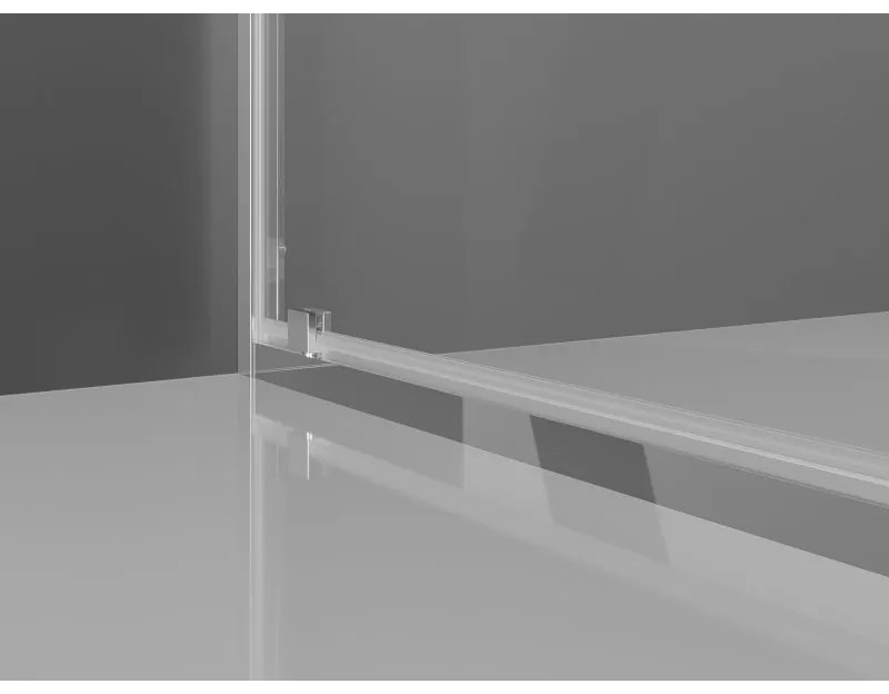 Mexen Exo, dvojité křídlové sprchové dveře 90x200 cm, 6mm čiré sklo, chromový profil, 8182-090-000-01-00