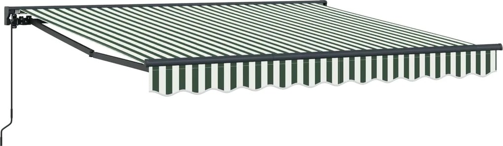 Rám markýzy Zelená a bílá 300 x 250 cm 3330193
