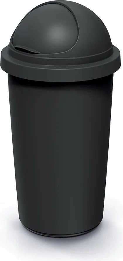 Odpadkový koš COMPACTO ROLL 30 L černý
