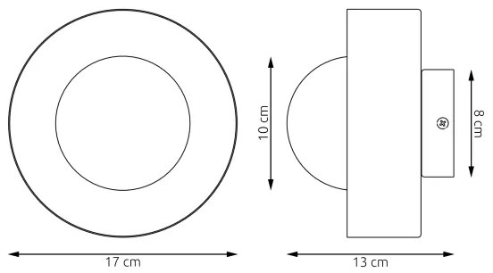 Nástěnné svítidlo LULU 1xG9/8W/230V černá