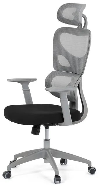 Autronic Kancelářská židle KA-K2081 Barva opěráku: Šedá