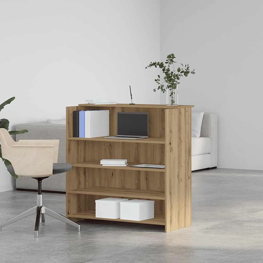 Recepční stůl dub artisan 100x50x103,5 cm kompozitní dřevo 3324168