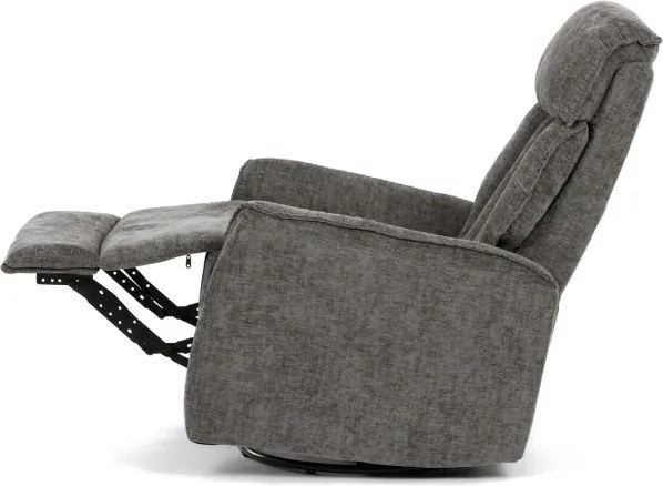 Polohovací křeslo šedé TV-H9327 GREY2