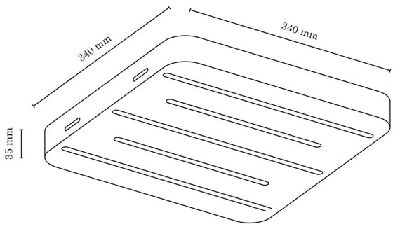 Spot-Light 2130374 - LED Stropní svítidlo NEELE LED/19,5W/230V