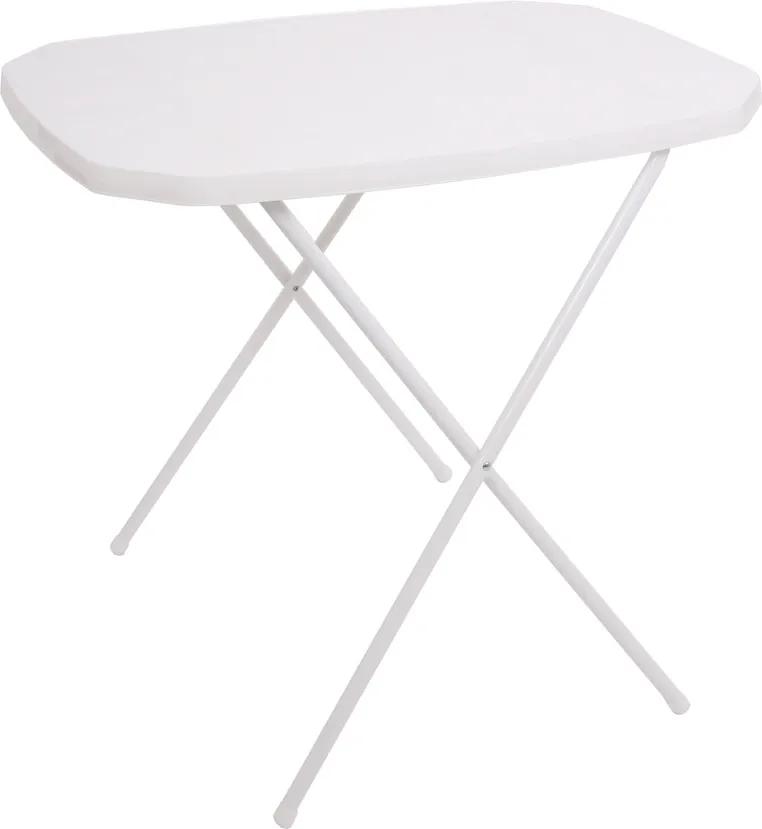 Bílý stůl Camping - 53 x 70 cm
