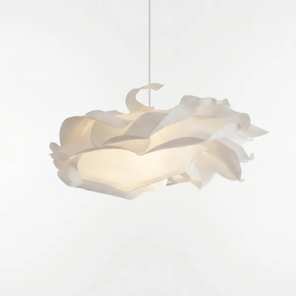 Lustr na lanku CLOUDY 1xE27/40W/230V bílá
