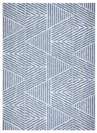 koberec COLOR 47176360 SISAL řádky, trojúhelníky, cikcak béžový / mod velikost 160x230 cm | krásné koberce cz