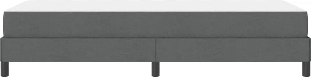 Postel s boxspringem Tmavě šedá 80 x 200 cm textil 3398445