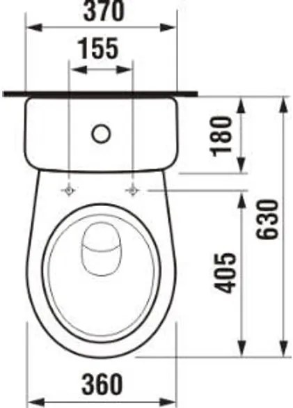 Jika Lyra Plus Kombi klozet H8263860002421