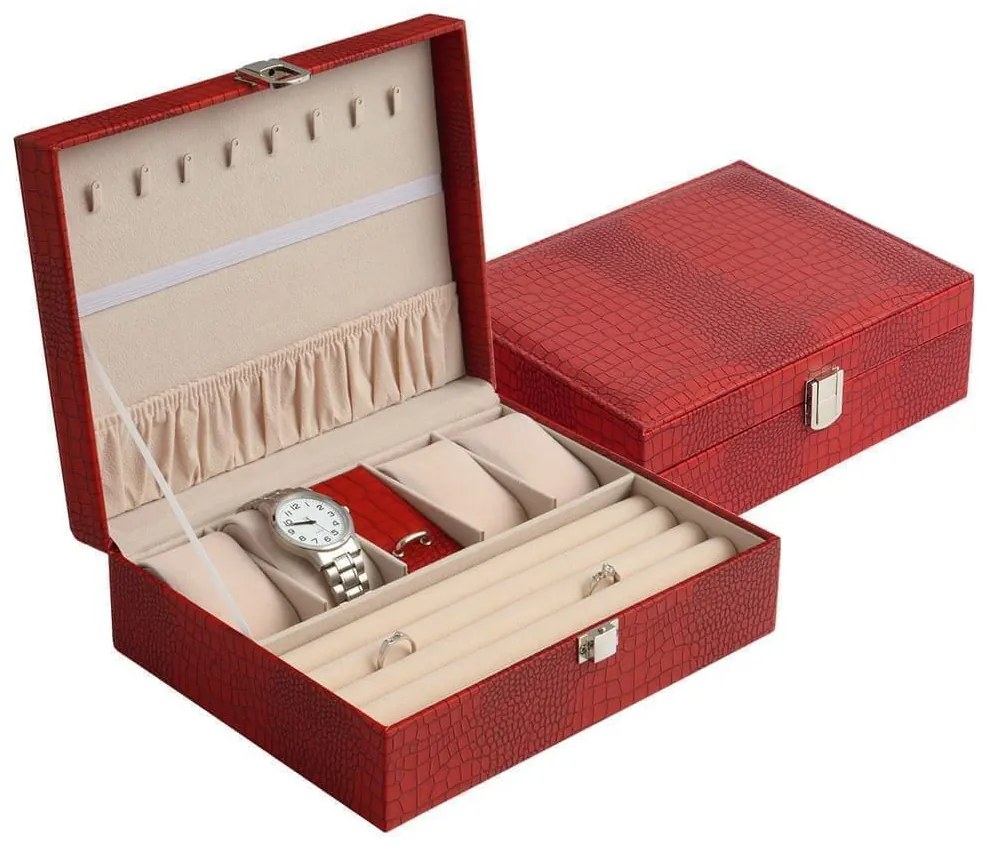 Šperkovnice JK Box SP-685/A7 červená