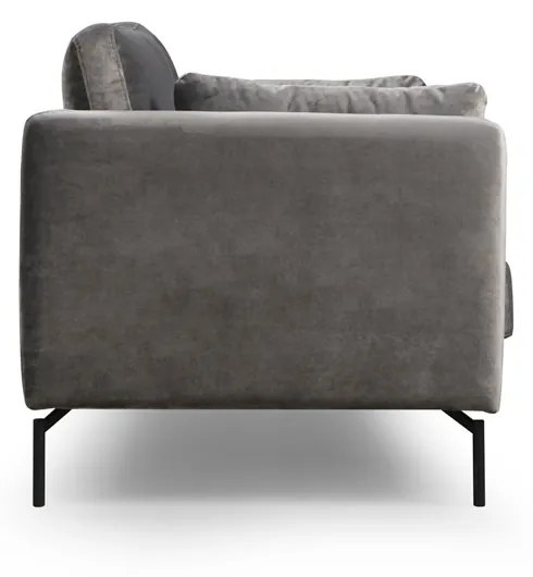 Designová sedačka Laisha 177 cm šedá