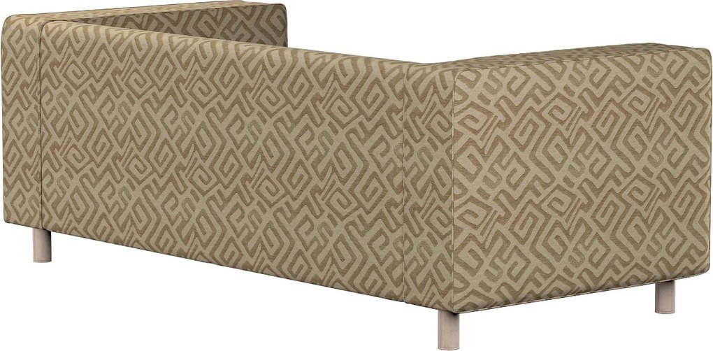 Potah na pohovku IKEA Klippan 2-místná barva béžová látka pletený vzor, vzorované