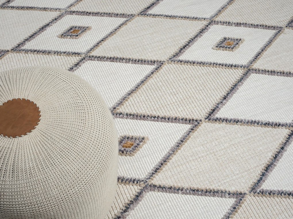 My Flair, Kusový koberec Luana 2 beige, 160x230, béžová, chodba / předsíň