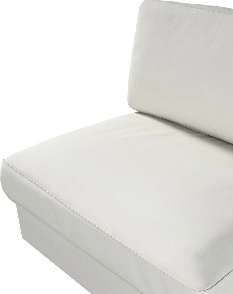 Potah na neskládací křeslo IKEA Kivik barva šedá látka lesklé, pletený vzor, sametová