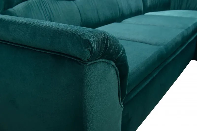 Rohová sedací souprava MAX, růže+hnědá (3995/105+2050/11)