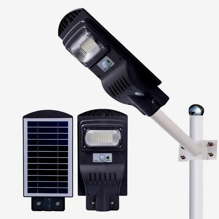 BERGE Solární pouliční LED lampa MARAKESZ - 30W - PIR