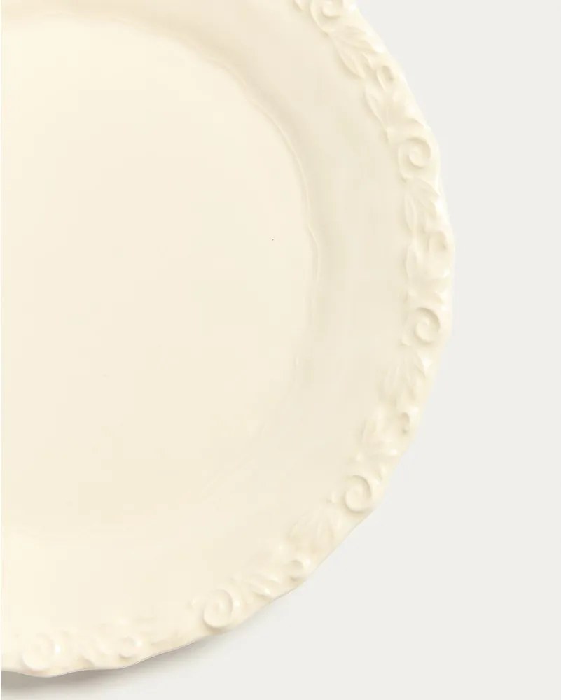Béžový keramický talíř ø 28 cm Varla – Kave Home