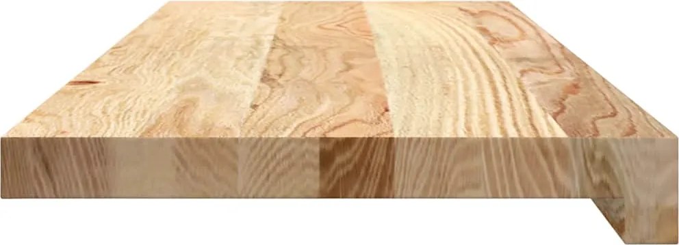Nášlapy na schody 4 ks neošetřené 70x30x2 cm masivní dub 3282899