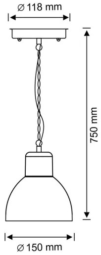 Venkovní lustr ARNE 1xE27/10W/230V IP44