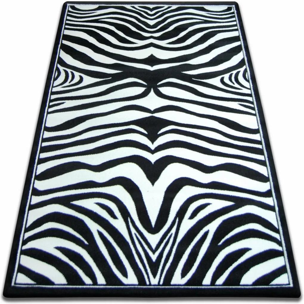 Kusový koberec FOCUS Zebra bílý 160x220