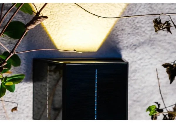 Immax 08489L - LED Solární nástěnné svítidlo se senzorem LED/2W/5V IP54