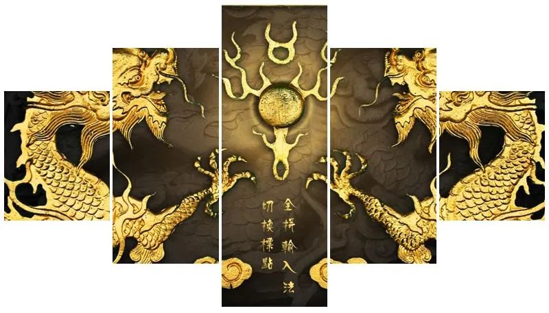 Obraz čínských ornamentů (125x70 cm), 40 dalších rozměrů