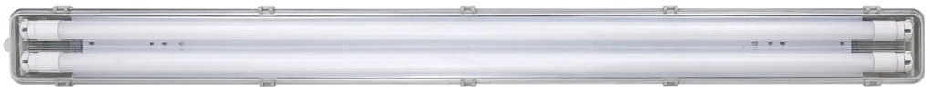 ECOLIGHT Svítidlo pro LED trubice mini plate - T8 - 2x120cm - 230V - IP65