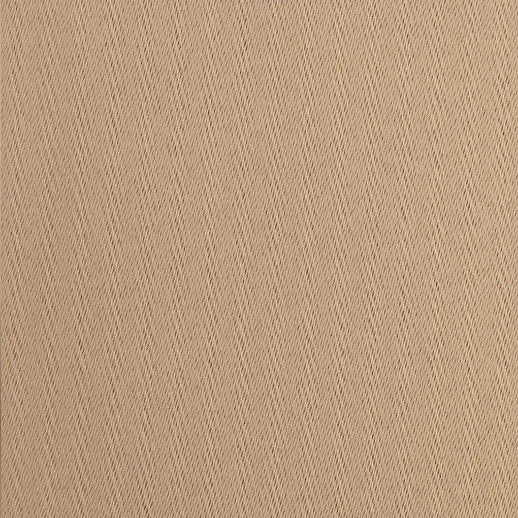 Zatemňovací závěs na pásce PARISA béžové barvy 135x270 cm