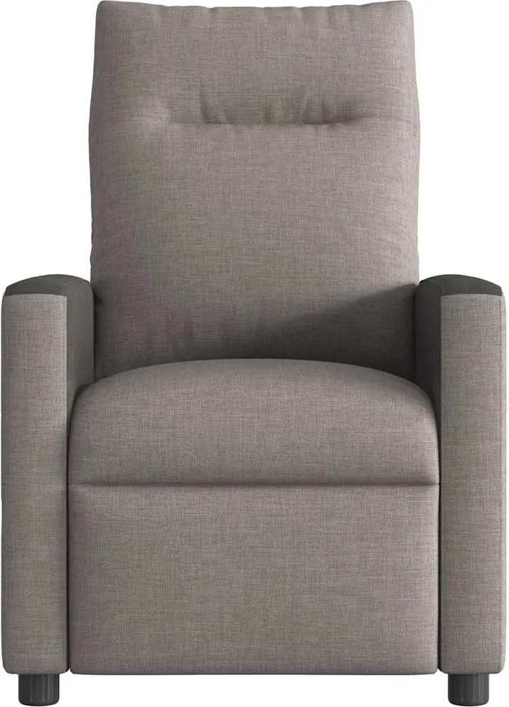 Elektrické masážní polohovací křeslo taupe textil 3324050
