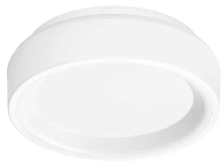 Linea Light CA076DWHWDD Iside, bílé stropní/nástěnné svítidlo, 10W LED 3000K, prům. 23,1cm