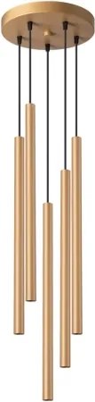 Závěsná lampa SOLLUX PASTELO 5P zlatá G9 5x8W bez žárovky SL.1174