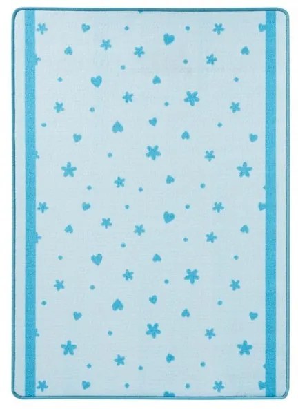Dětský kusový koberec Luna 102651 | modrý Typ: 100x140 cm