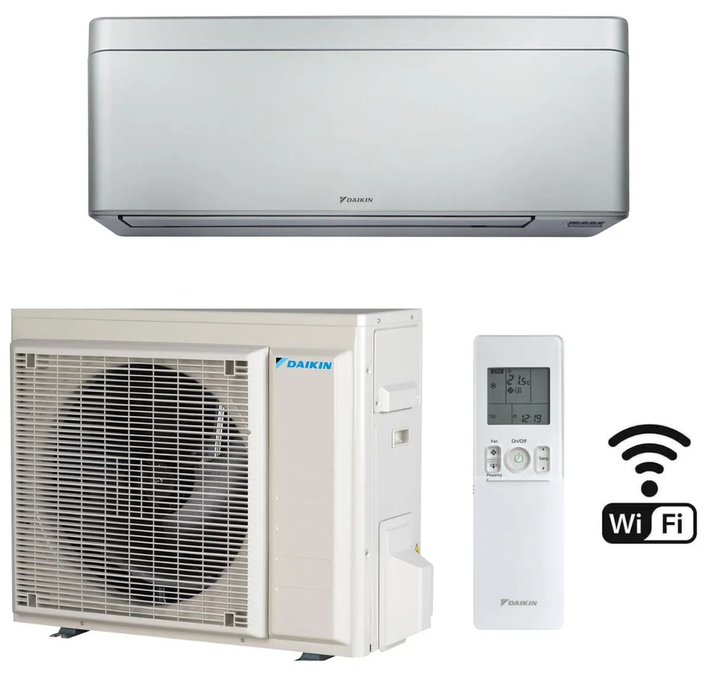 Klimatizace Daikin Stylish stříbrná 4,2 kW - sestava 1+1 včetně montáže