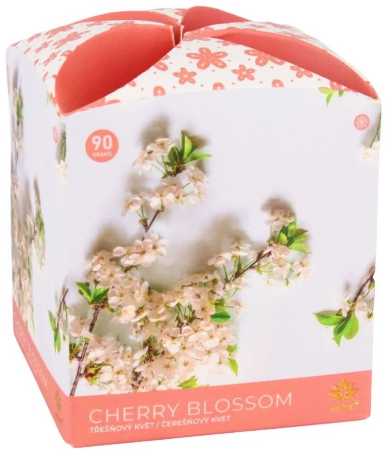 Arome Vonná svíčka ve skle Chery Blossom, 90 g