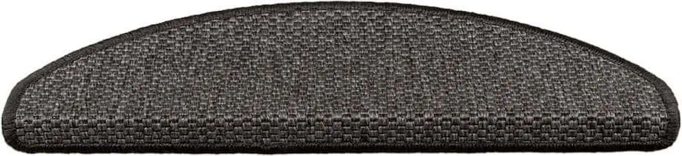 Samolepící nášlapy na schody vzhled sisal 15 ks 65x21x4 cm 326873