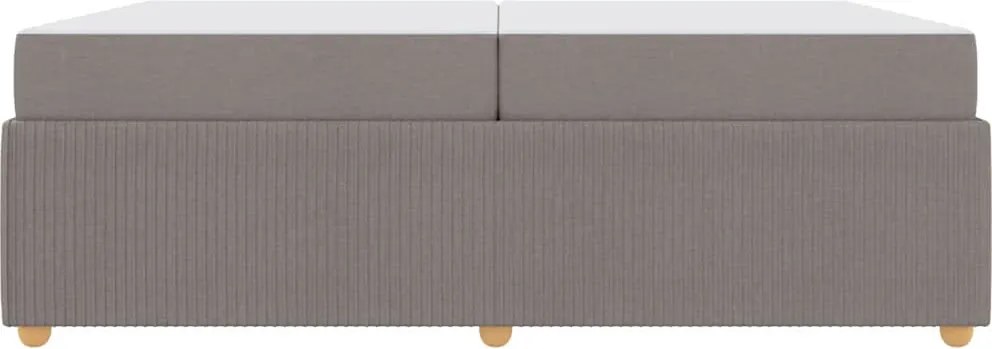 Rám postele Taupe 200 x 200 cm textil 3398435