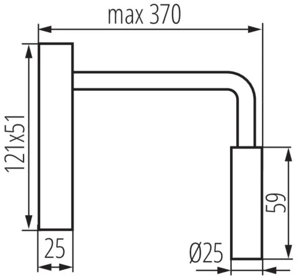 Kanlux 32522 - LED Flexibilní lampička TONIL LED/2,7W/230V černá