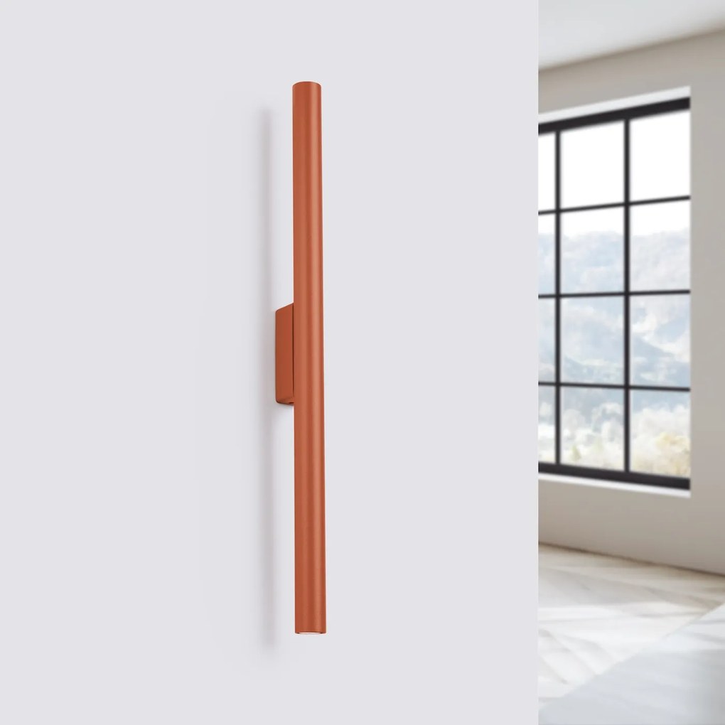 Sollux Lighting Nástěnné svítidlo PASTELO 2 červené okrové