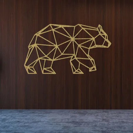 Moderní geometrická dekorace na zeď medvěd I SENTOP PR0240
