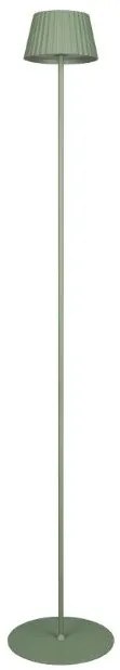 TRIO Reality R47706149 SUAREZ venkovní stojací lampa SMD LED V1230mm 1,5W/200lm 3000K IP44 pistáciová, nabíjecí baterie, USB-C port, ON/OFF