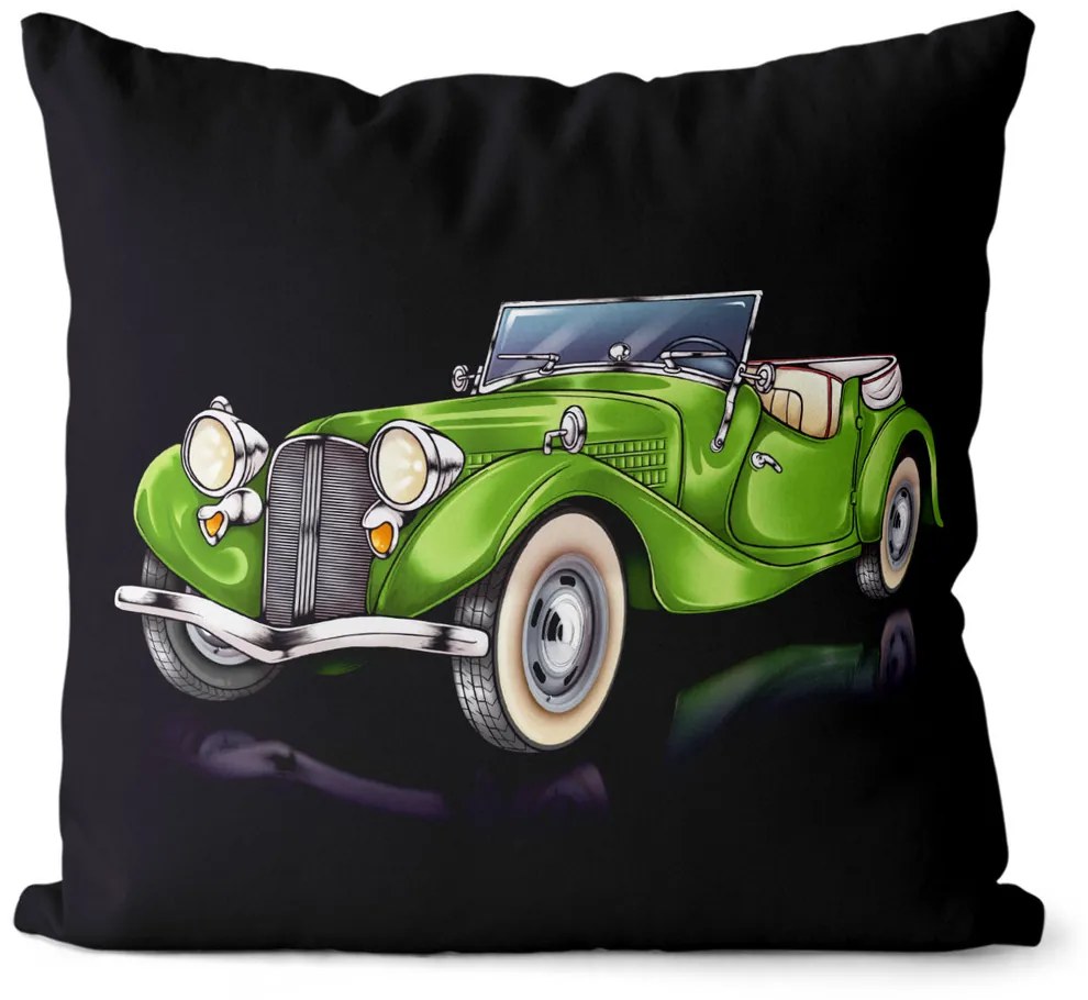 Polštář Aero 50 Roadster Green (Velikost: 40 x 40 cm)