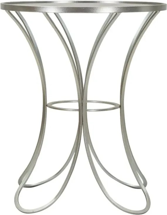 Odkládací stolek Trixy 56 cm stříbrný