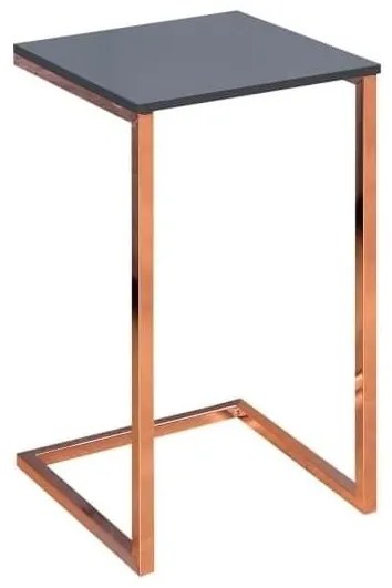 INV Odkládací stolek Prost 60cm antracit-měď