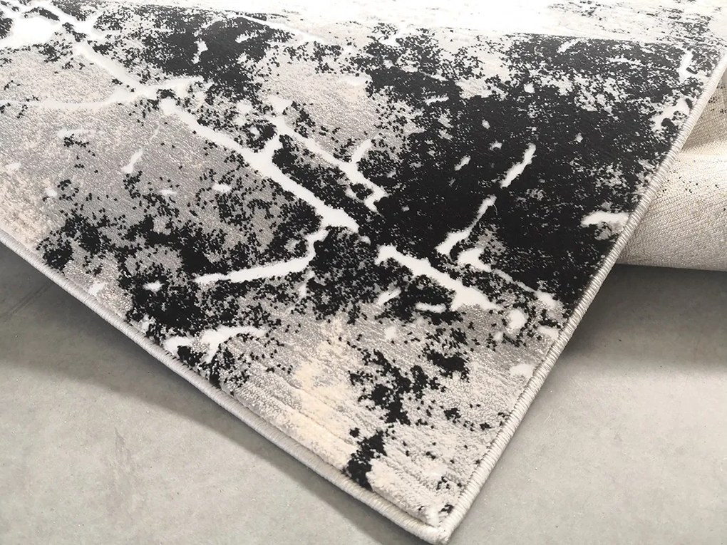 BE Koberec Opera 8497 GREY - šedý obdélníkový Rozměr: 60x100 cm