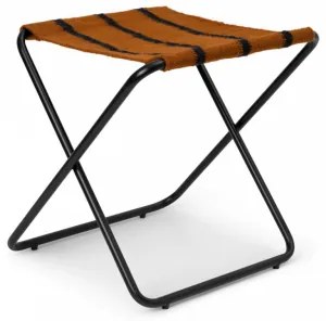 Desert Stool stripe black Ferm Living