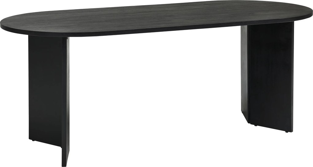 XXXLutz JÍDELNÍ STŮL, akácie, černá, 200/90/76 cm MID.YOU - Online Only jídelní stoly - 001630027502