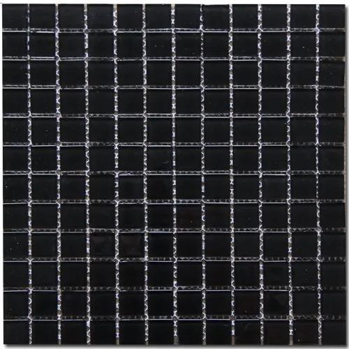 Maxwhite H36 Mozaika skleněná černá 29,7x29,7cm sklo