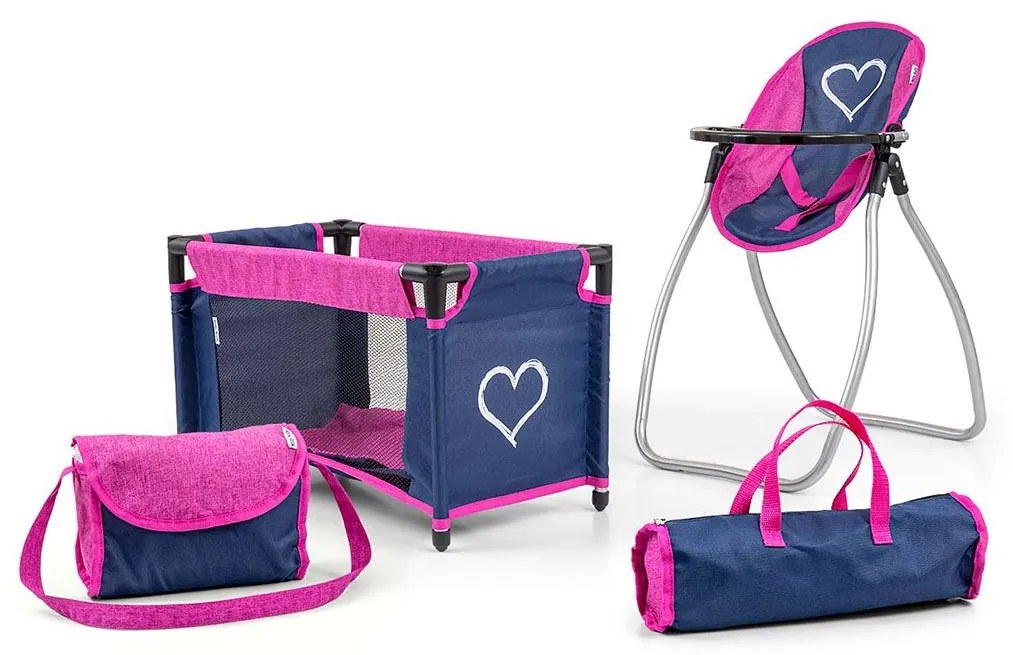 Dětská sada pro panenky Elsa Prestige Milly Mally navy