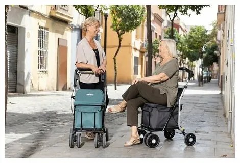 Carlett Senior Comfort nákupní taška na kolečkách 29 l, rubínová